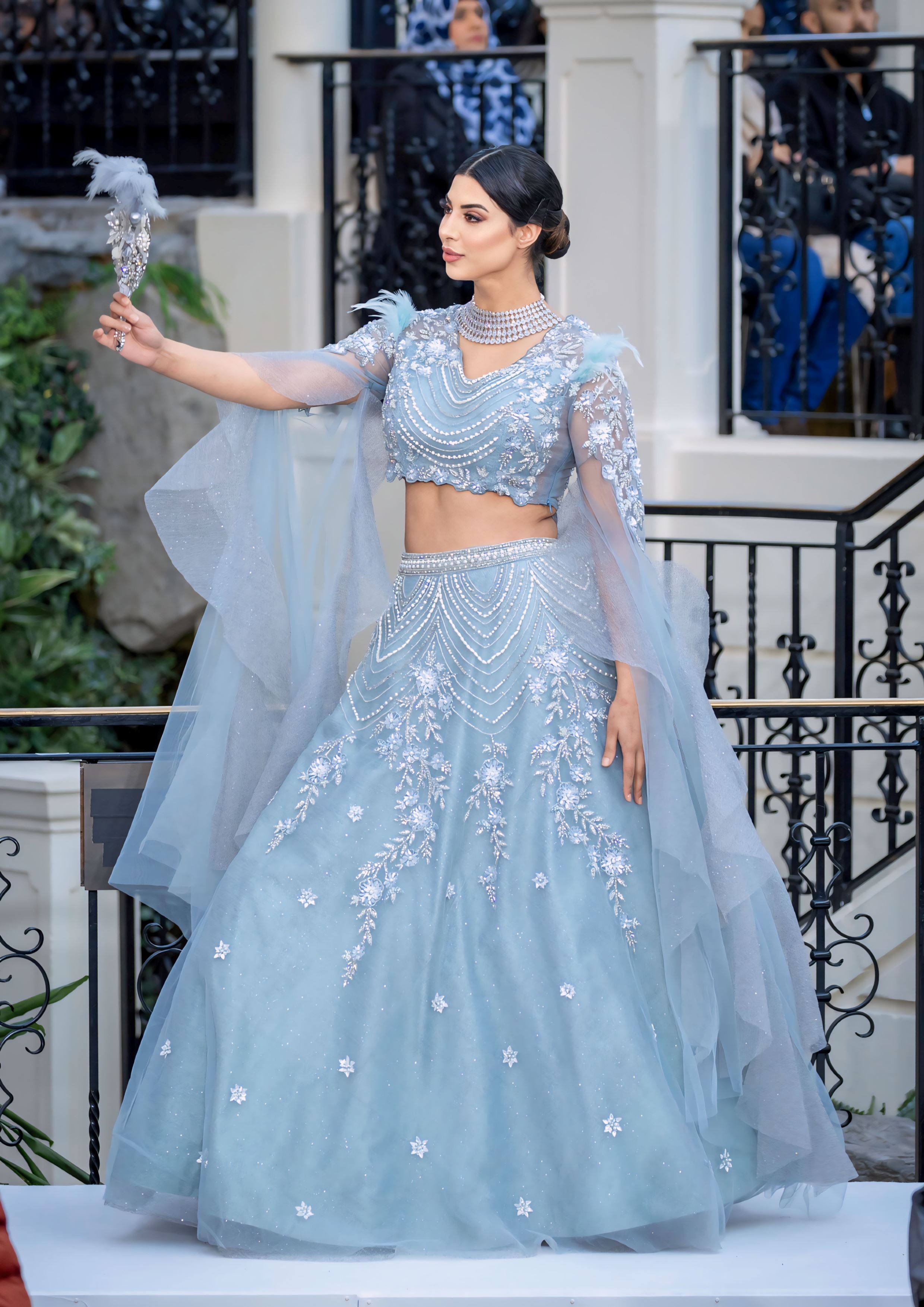 Blue indian wedding dress 60 photos - Astyledwedding.com